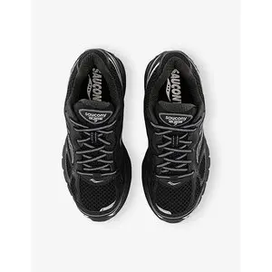 Saucony Progrid Guide Woven Trainers - Black Silver