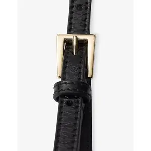 Prada Square-buckle Leather Belt