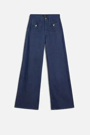 7 For All Mankind Weightless Lotta In Halona - Denim