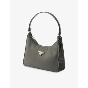 Prada Mini Re-edition 2005 Re-nylon Shoulder Bag - Grey