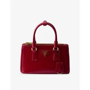 Prada Galleria Medium Saffiano-leather Tote Bag - Red