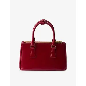 Prada Galleria Medium Saffiano-leather Tote Bag - Red