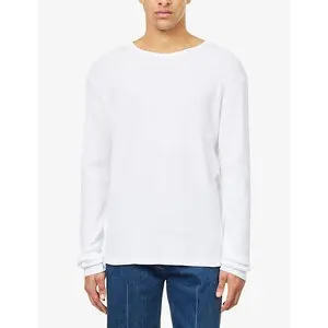 AUSTIN POST Thermal Crewneck Cotton Top