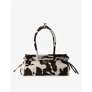 White Black Leather Bags For Women