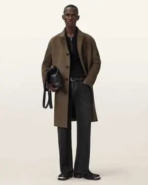 Allsaints Single Breasted Coats For Men