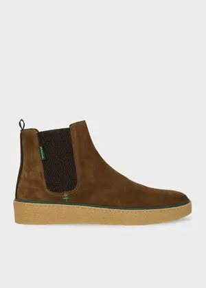 Paul Smith Suede Chelsea Boots - Brown