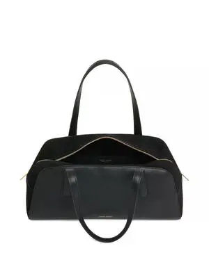MANSUR GAVRIEL Helios Leather Shoulder Bag - Black