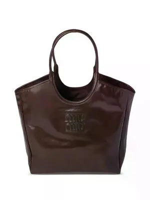 Miu Miu Ivy Leather Tote Bag