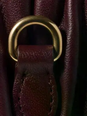 Miu Miu Wander Matelassé Leather Tote Bag - Red