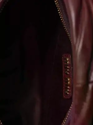 Miu Miu Wander Matelassé Leather Tote Bag - Red