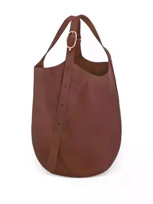 Longchamp Le Foulonné Xl Grained-leather Tote Bag - Brown