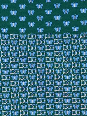 FERRAGAMO Butterfly-gancini Print Silk Tie