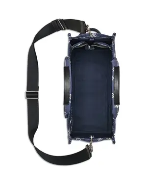 Marc Jacobs The Bandana Medium Canvas Tote - Navy Multi