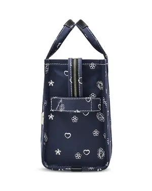 Marc Jacobs The Bandana Medium Canvas Tote - Navy Multi