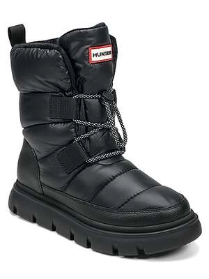 Pink Insulated Boot - Black