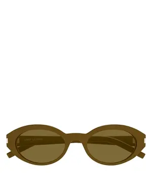 Saint Laurent Oval Sunglasses, 51mm