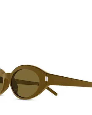 Saint Laurent Oval Sunglasses, 51mm