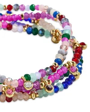 Baublebar Semi-precious Stone Layered Stretch Bracelet - Multi