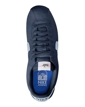 Nike Cortez Leather Sneakers - Midnight Navy