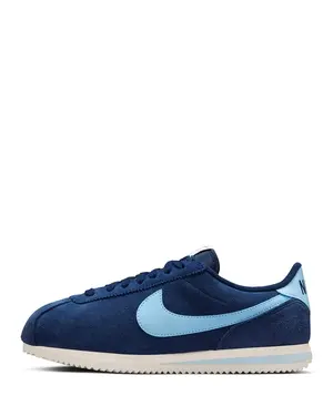 Nike Cortez Leather Sneakers - Midnight Navy