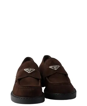 Prada Suede Loafers