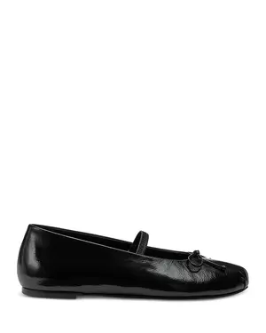 STUART WEITZMAN Prima Bow Ballet Flats