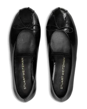 STUART WEITZMAN Prima Bow Ballet Flats