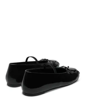 STUART WEITZMAN Prima Bow Ballet Flats