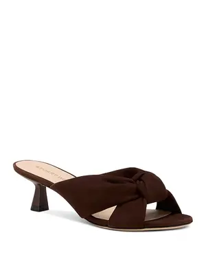 STUART WEITZMAN Soplaya 50 Slides - Toasted Almond