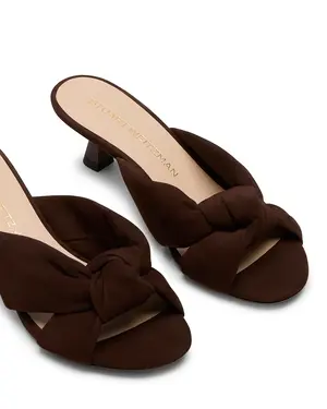 STUART WEITZMAN Soplaya 50 Slides - Toasted Almond