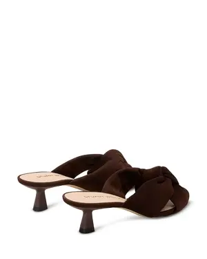 STUART WEITZMAN Soplaya 50 Slides - Toasted Almond