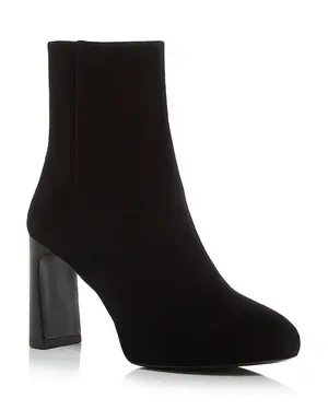 STUART WEITZMAN Babette Platform Booties - Black