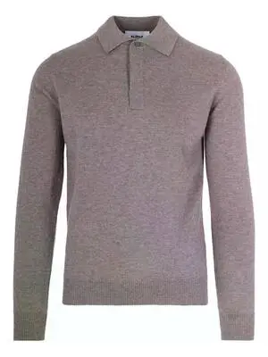 Alpha Studio Long Sleeve Polos For Men