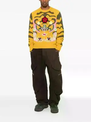 Kenzo Tiger-embellished Knit Sweater