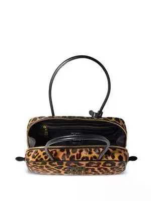 Miu Miu Animal-print Tote Bag - Brown