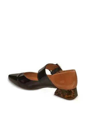 Chie Mihara Buckle Heeled Pumps