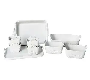 TEMP-TATIONS As Is Seasonal 9-pc Bakeware Set W/ Handles - One-color