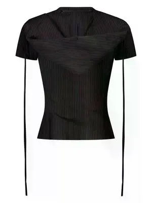 Ottolinger Detachable-hoodie T-shirt - Black