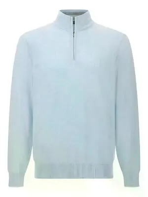 Boggi Milano Cashmere Blend Pullover - Blue
