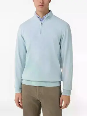Boggi Milano Cashmere Blend Pullover - Blue