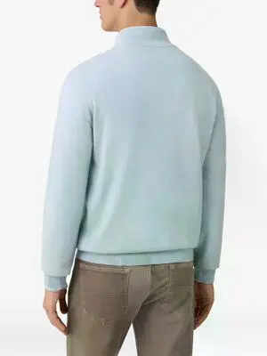 Boggi Milano Cashmere Blend Pullover - Blue