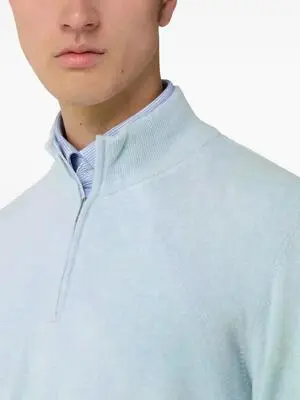 Boggi Milano Cashmere Blend Pullover - Blue