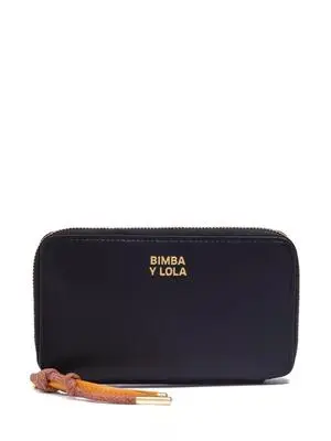Bimba Y Lola Zip Tassel Wallet - Black