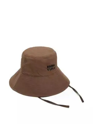 Bimba Y Lola Logo Bucket Hat - Brown