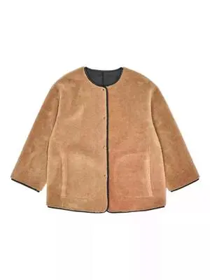 Bimba Y Lola Fur-textured Reversible Jacket