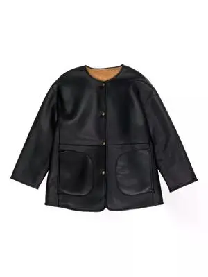 Bimba Y Lola Fur-textured Reversible Jacket