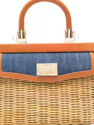 Rodo Woven Top-handle Tote