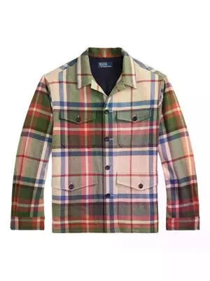 Polo Ralph Lauren Plaid-pattern Buttoned Overshirt - Neutrals