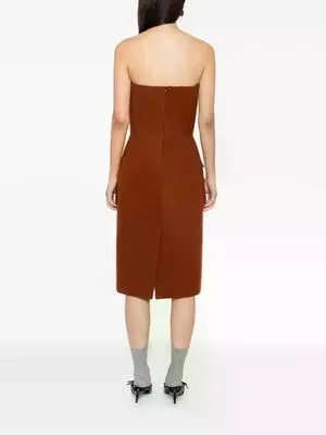 SHUSHU/TONG Bow Strapless Dress