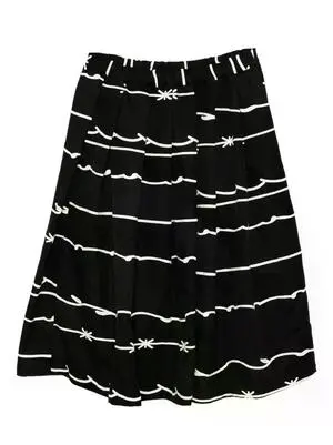 BLACK COMME DES GARÇONS Printed Skirt
